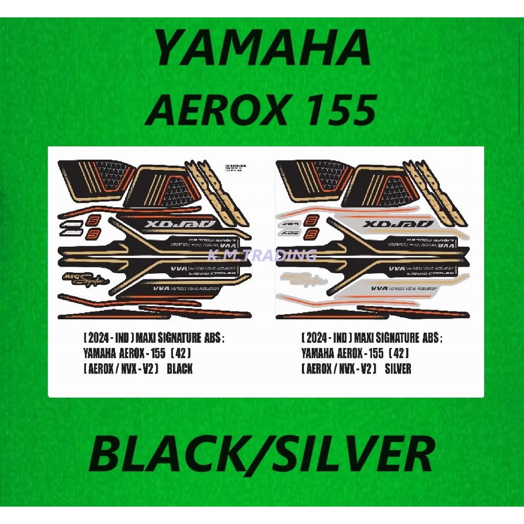 YAMAHA AEROX-155 [NVX/AEROX] [V2] 2024 IND MAXI SIGNATURE ABS (42 ...