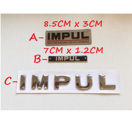 EMBLEM LOGO FOR NISSAN IMPUL | Shopee Malaysia