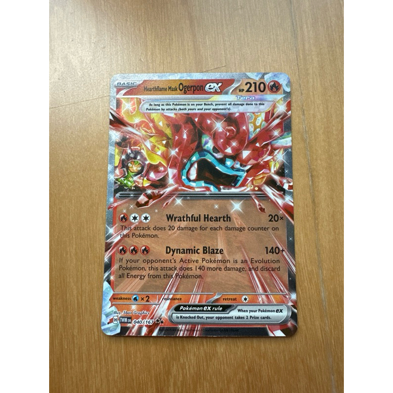 Hearthflame Mask Ogerpon ex 040 | Double Rare | SV06 Twilight Masquerade [Pokemon TCG] | Shopee ...