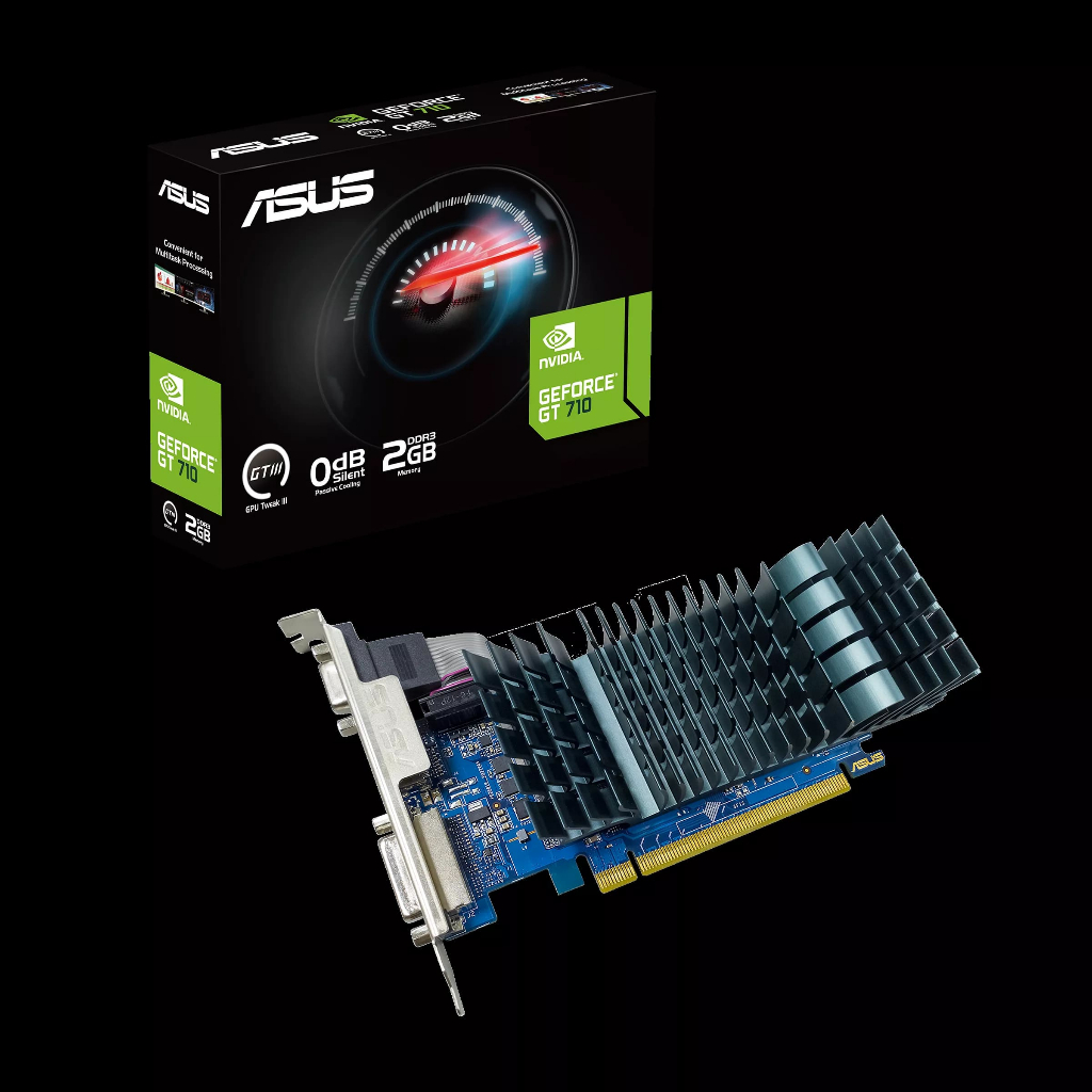 Asus GEFORCE GT 710 2GB DDR3 EVO 64-Bit with Low Profile Bracket Nvidia ...