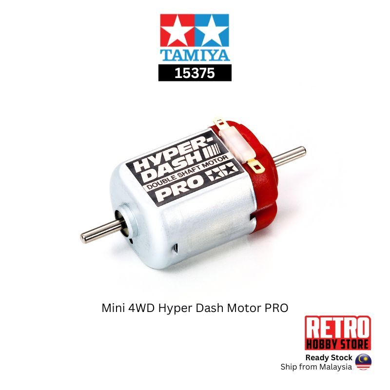 Tamiya 15375 ★ Mini 4WD Hyper Dash Motor PRO Double Shaft Engine for MS ...