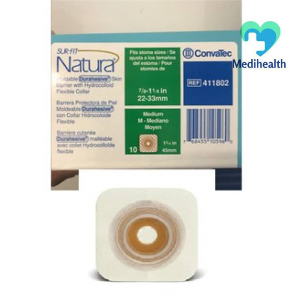 CONVATEC 411802 SUR-FIT NATURA MOLDABLE TECHNOLOGY SKIN BARRIER 45MM ...
