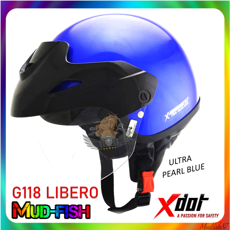 TOPI KELEDAR XDOT X-DOT G118 LIBERO HELMET DESIGN SGV CRUISER ( ULTRA ...
