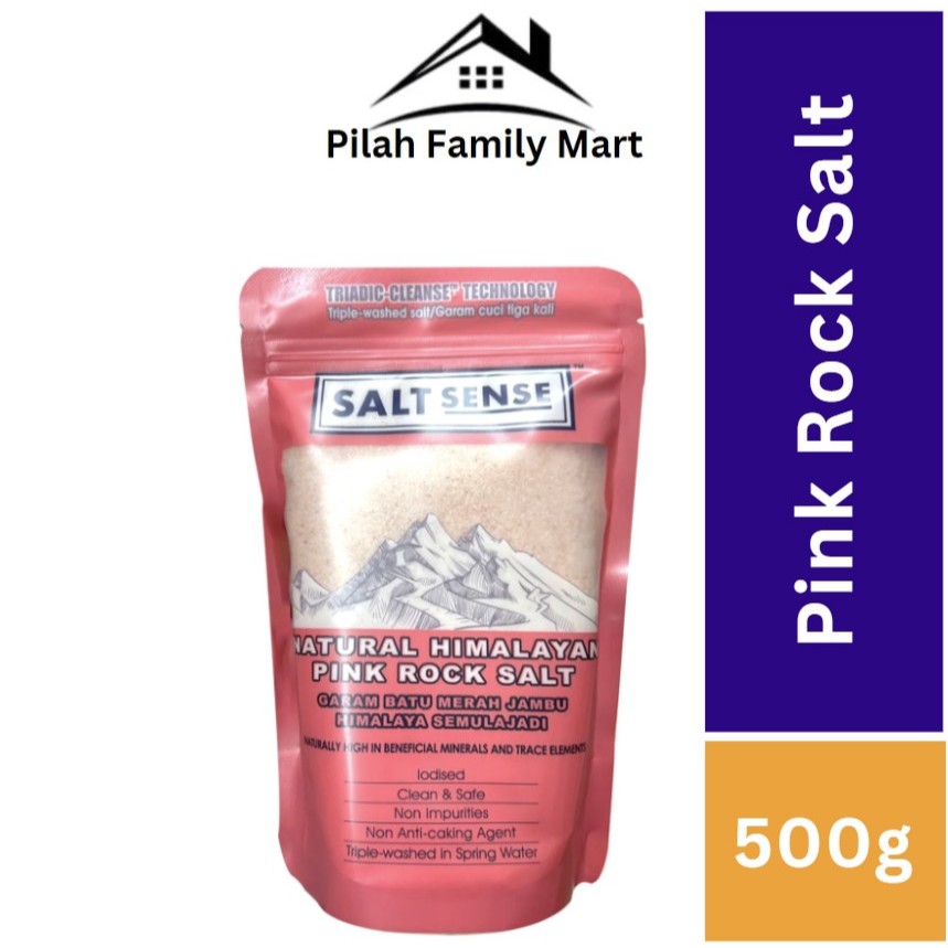 Pink Rock Salt SALT SENSE Natural Himalayan Garam Batu Himalaya Merah ...