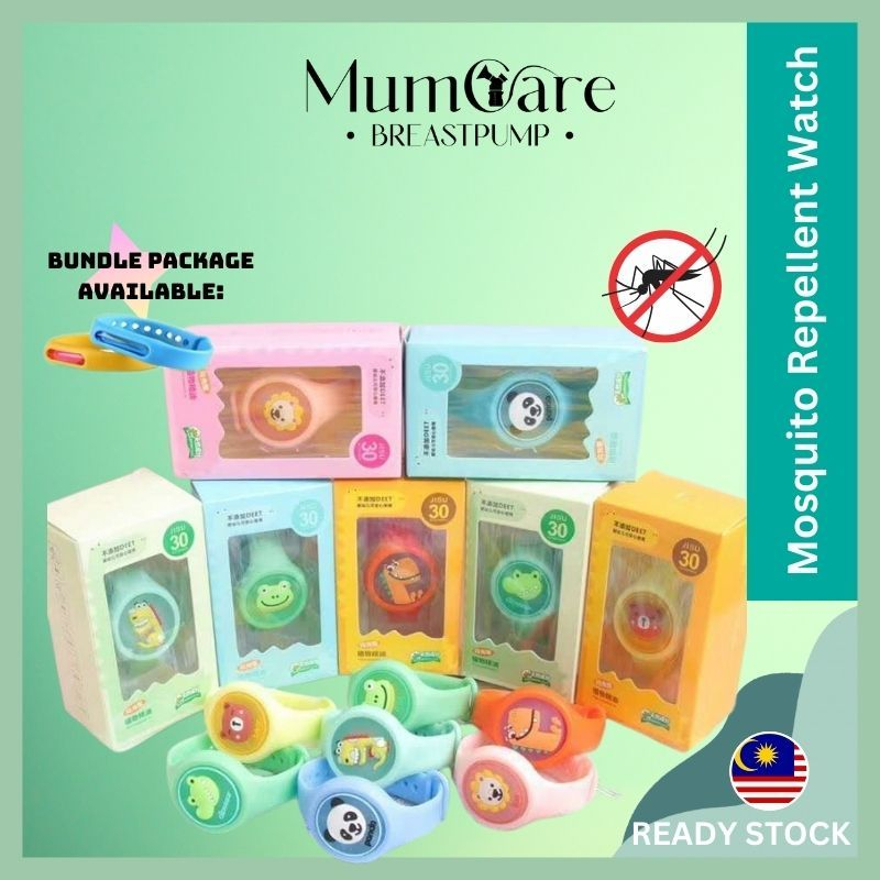 [Ready Stock] Baby Kids Anti Mosquito Repellent Watch Light Nyamuk ...