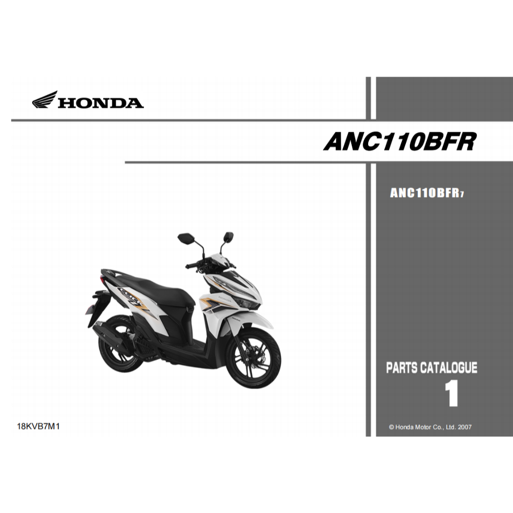 Honda Click Parts Catalogue And Service Repair Manual | Shopee Malaysia