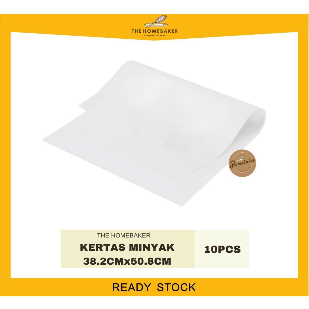 Kertas Minyak / Grease Proof Paper / Baking Paper / 10PCS / home baker ...