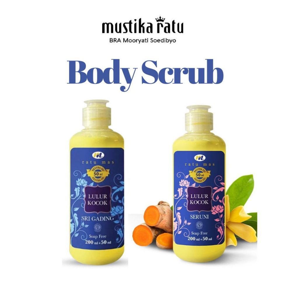 Lulur Kocok Seruni | Gading. Whitening Body Scrub / Body Mask Mustika ...