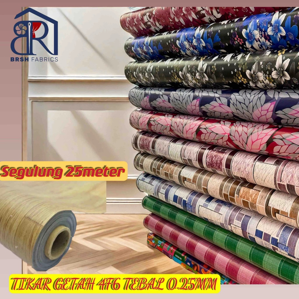 Tikar Getah 4.5kaki Tebal 0.25mm Alas Lantai Rumah Murah PVC Flooring 4 ...