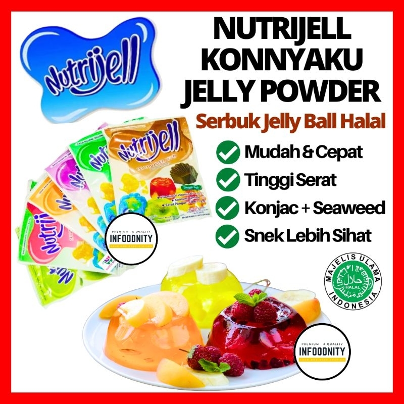 NUTRIJELL Jelly Powder Mix Nutrijell Agar Agar Nutrijell Mix Nutrijelly ...
