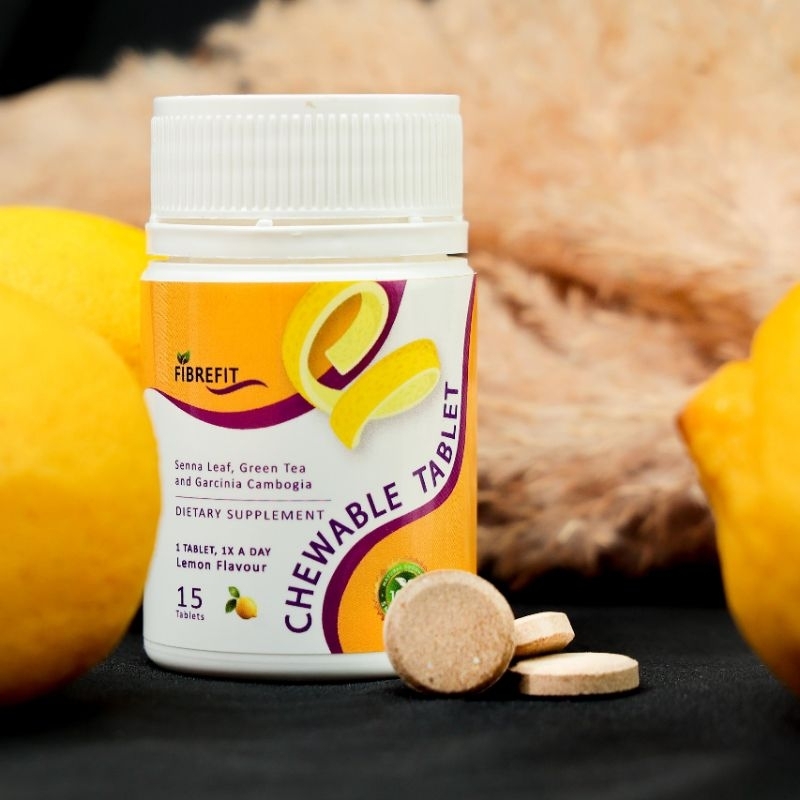 FIBREFIT CHEWABLE TABLET MANGO PEACH MIXBERRY LEMON ORIGINAL HQ 💯 ...
