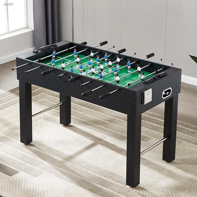 Foosball table 1.2M black classic 8-pole football machine adult ...