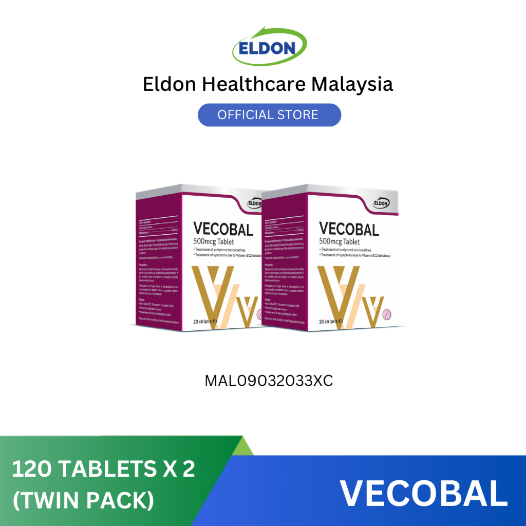 Eldon Vecobal Tablet Mecobalamin | Tablets Mecobalamin | Shopee Malaysia