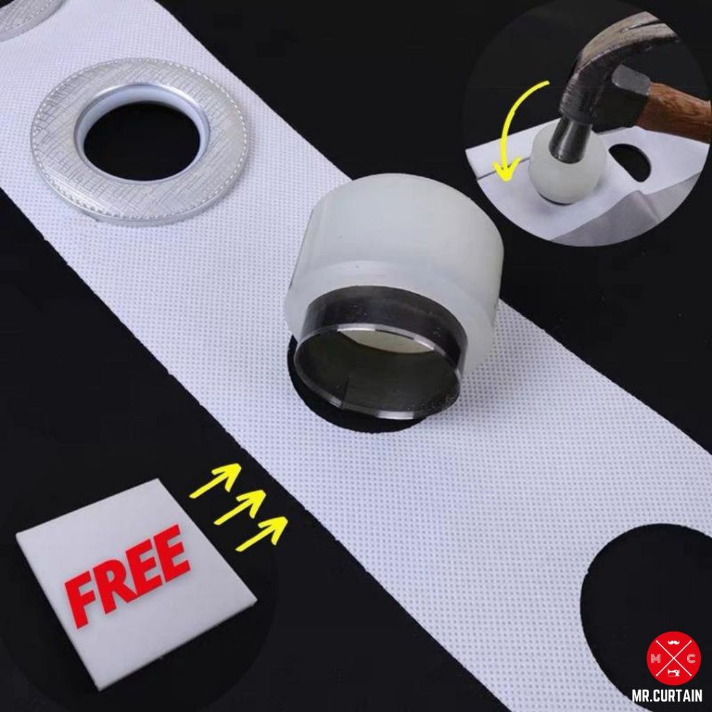 MR.CURTAIN Eyelet Curtain Hole Punch Tools / Alat Penebuk Lubang Ring ...