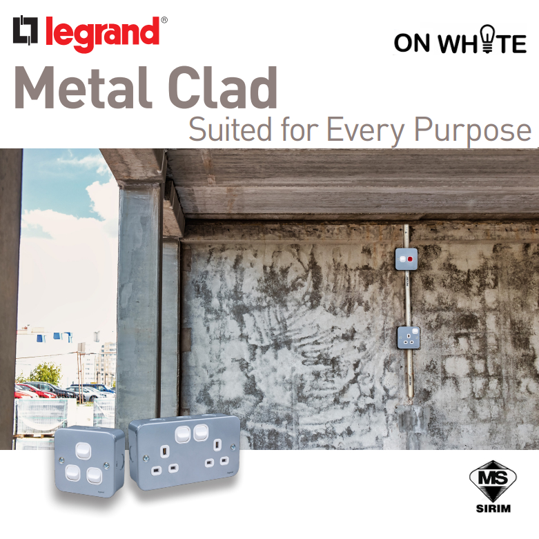LEGRAND Metal Clad SWITCHES SOCKET 13A / 15A / 1 GANG / 2 GANG Suited ...