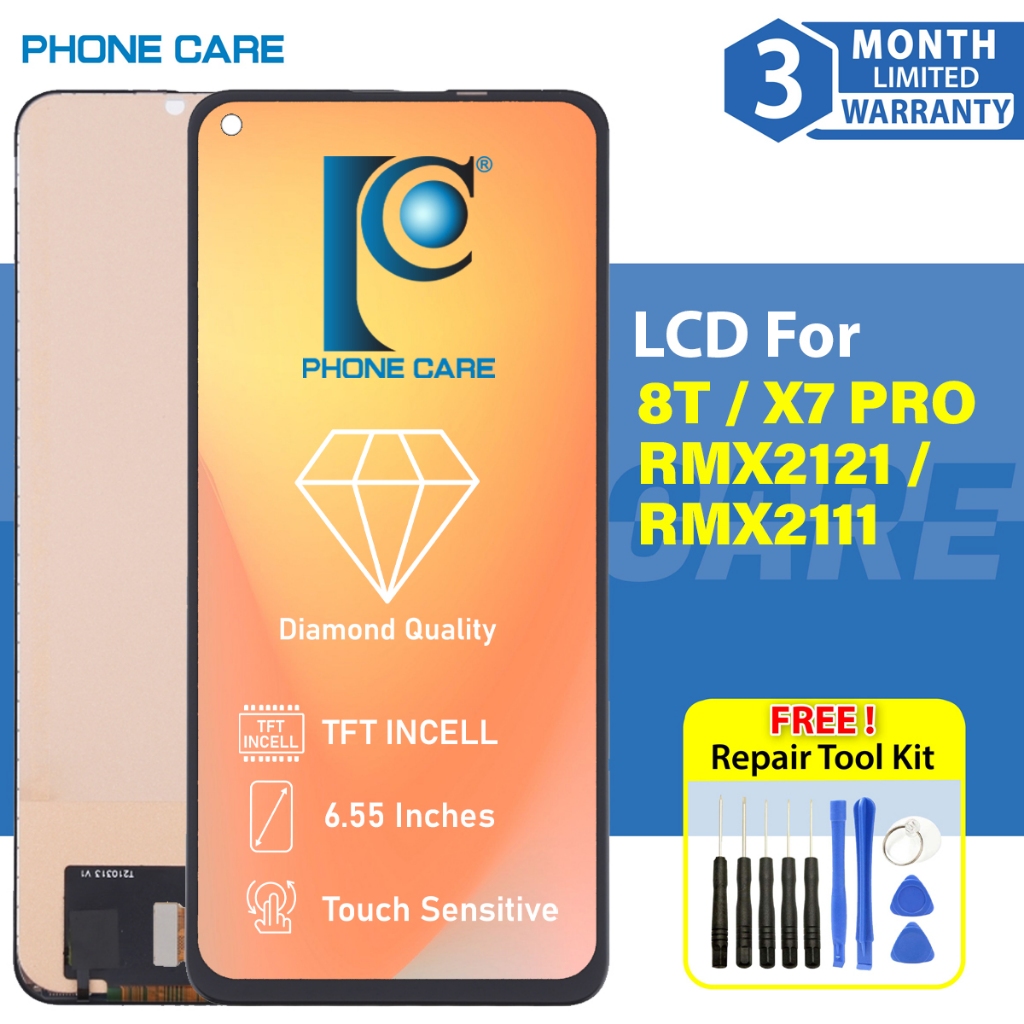 Lcd For Realme X7 Pro Rmx2121 / Rmx2111 / Oneplus 8T (With Touch Screen Display) | Shopee Malaysia