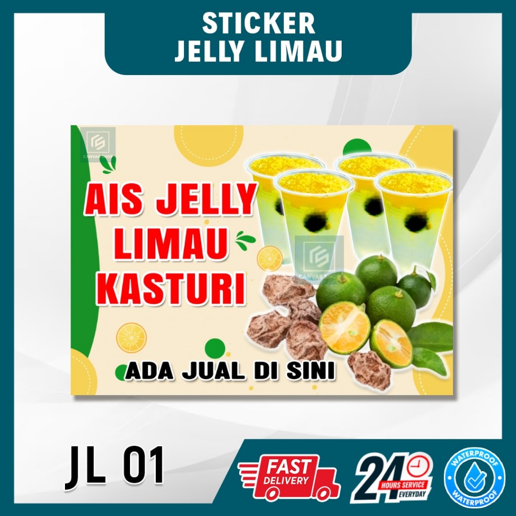 STICKER AIR JELLY LIMAU KASTURI VIRAL | SIAP CEPAT & MURAH | Shopee ...