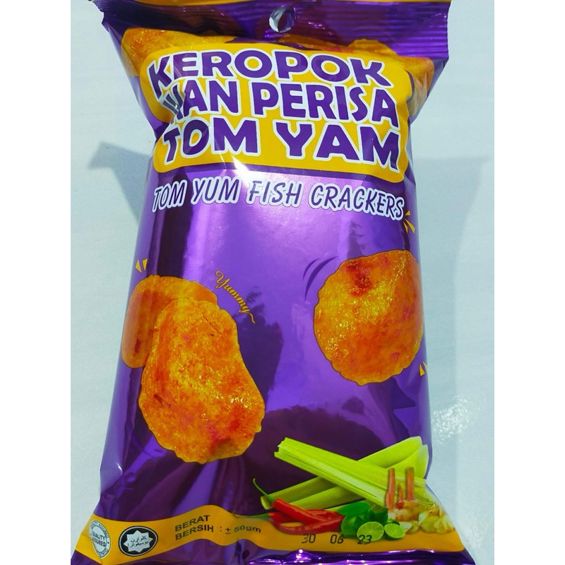KEROPOK SEGERA TOMYAM DAN UBI SIRA MADU CAP MENARA , READY STOCK PACK ...