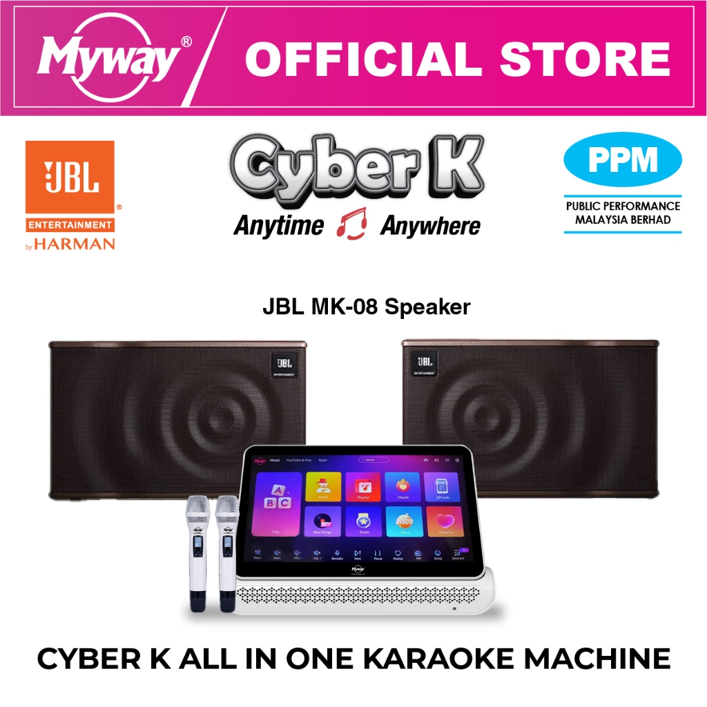 Myway Cyber K All in 1 Karaoke System with JBL MK-08 Speaker | Shopee ...