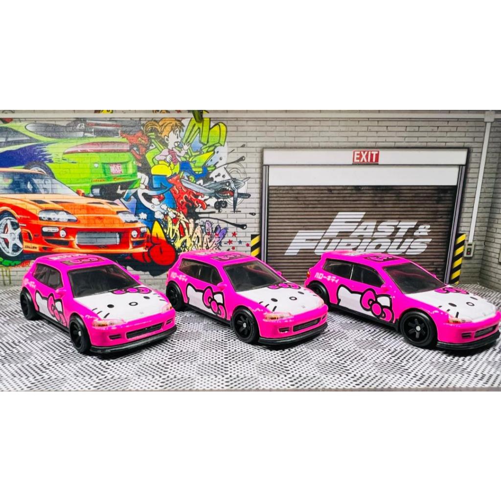 Hot Wheels Honda EG6 Hello Kitty Rubber Tire For Sale | Shopee Malaysia