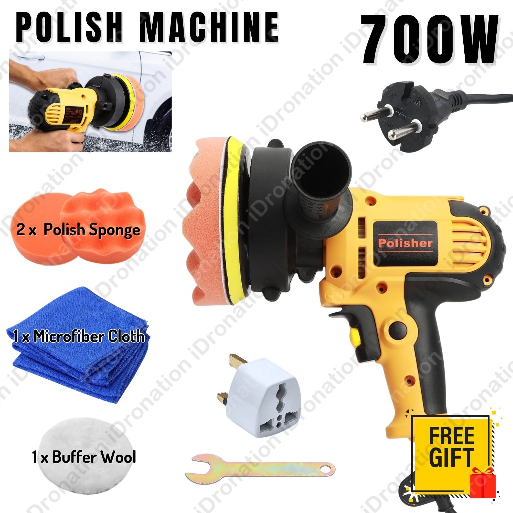 Electric Polish Machine 700W Car Boat Floor Pro Polishing Polisher ...