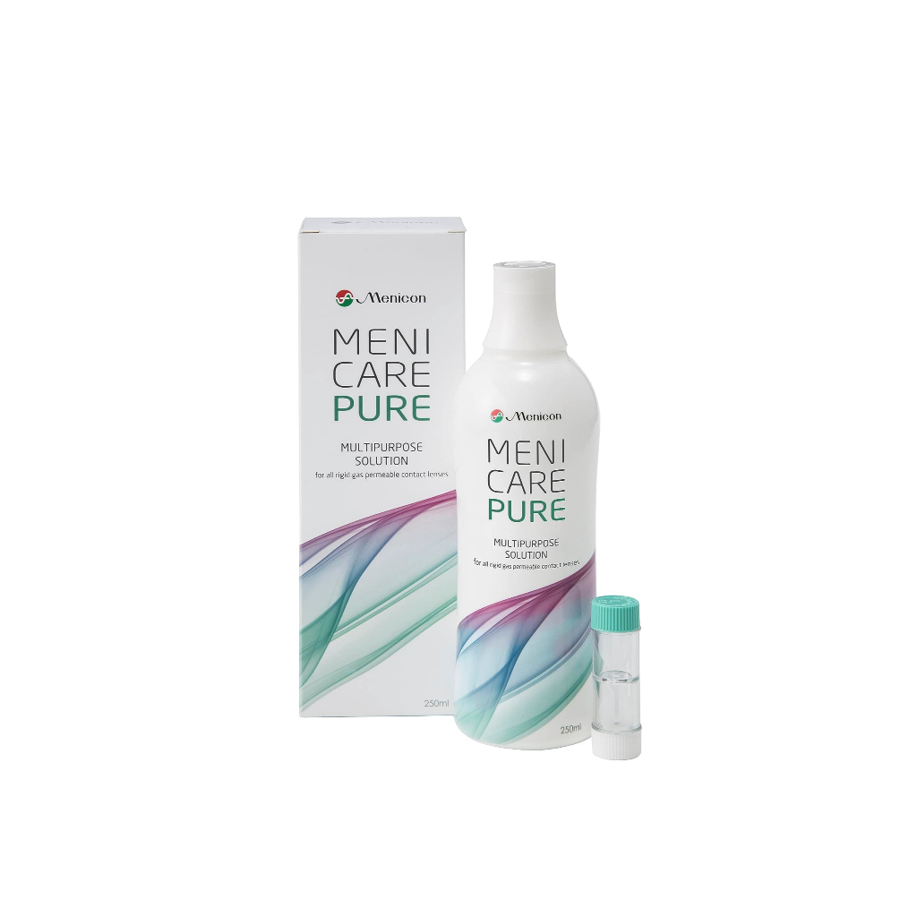 Menicon MeniCare Pure Multipurpose Solution For All RGP Contact Lenses ...