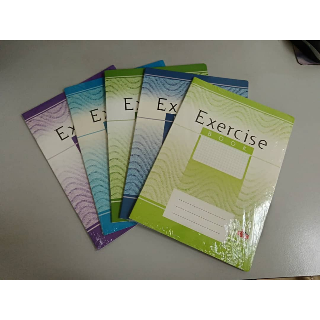 BLH A4 EXERCISE BOOK BUKU NOTA SINGLE LINE / SMALL SQUARE (5 TYPE CAN ...