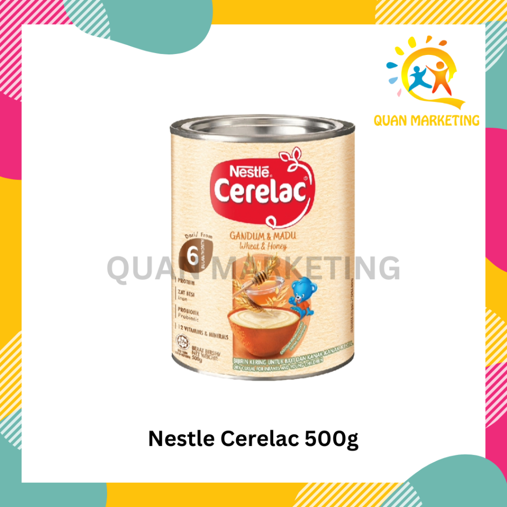 Nestle Cerelac Infant Cereals Wheat & Honey (500g) | Shopee Malaysia