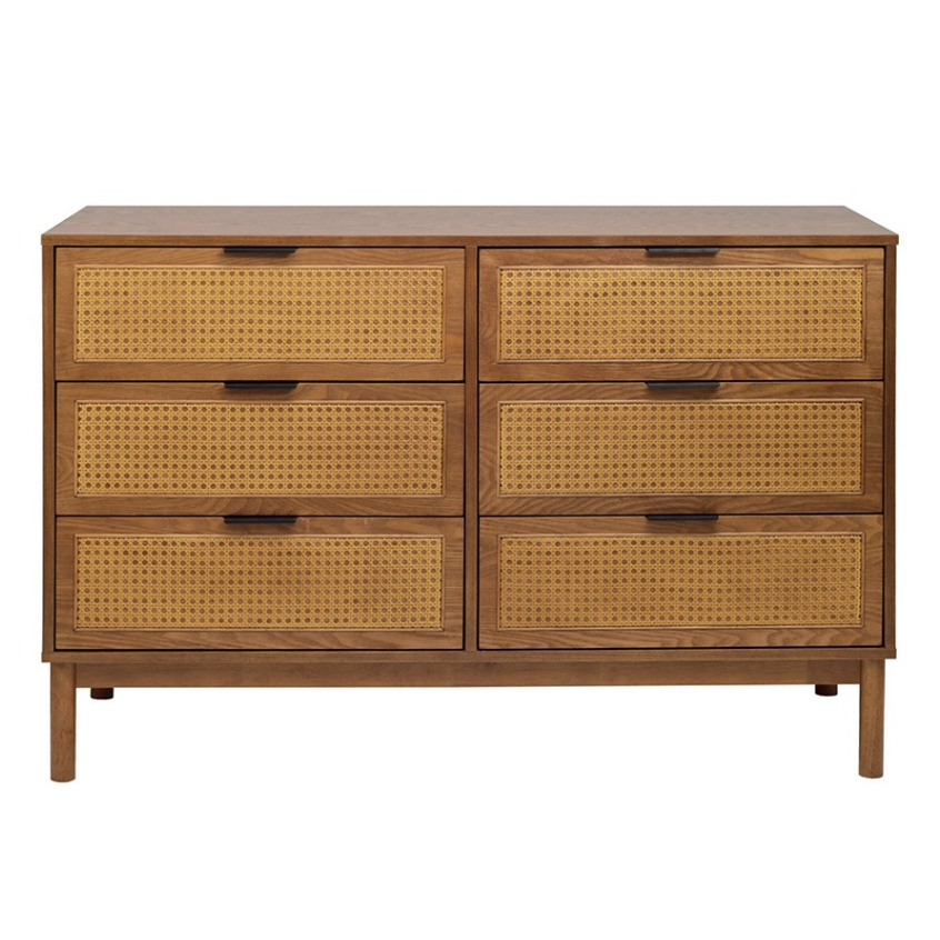 Almari Kabinet Rotan Retro KARIN 1.2M Sideboard Muji Japandi Rattan ...