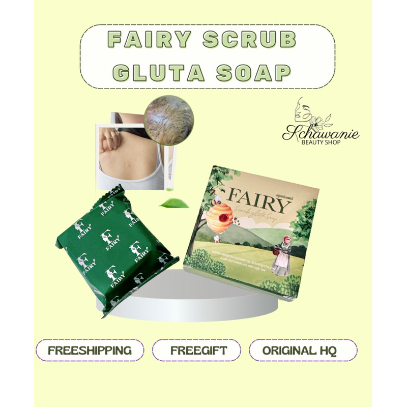 FAIRY SCRUB GLUTA SOAP LOT 14 💯 Original HQ THAI 🍃 | Shopee Malaysia