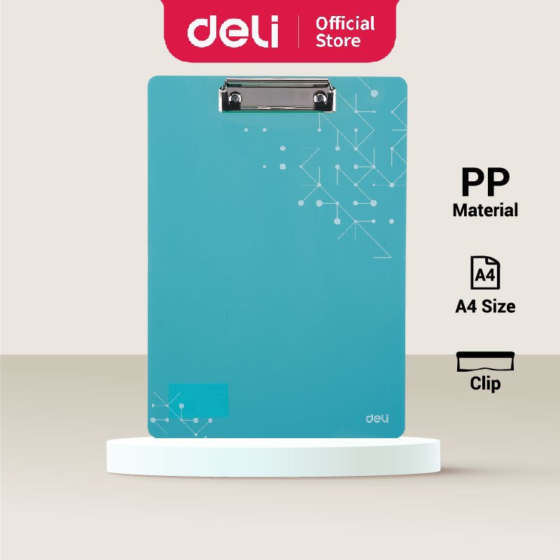Deli A4 Clip Board Long Clipboard Folder Writing Pad Hard Clip Pad ...
