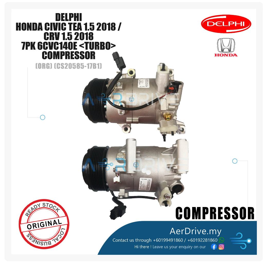 ORIGINAL DELPHI HONDA CIVIC TEA 1.5 2018 /CRV 1.5 2018 7PK 6CVC140E ...