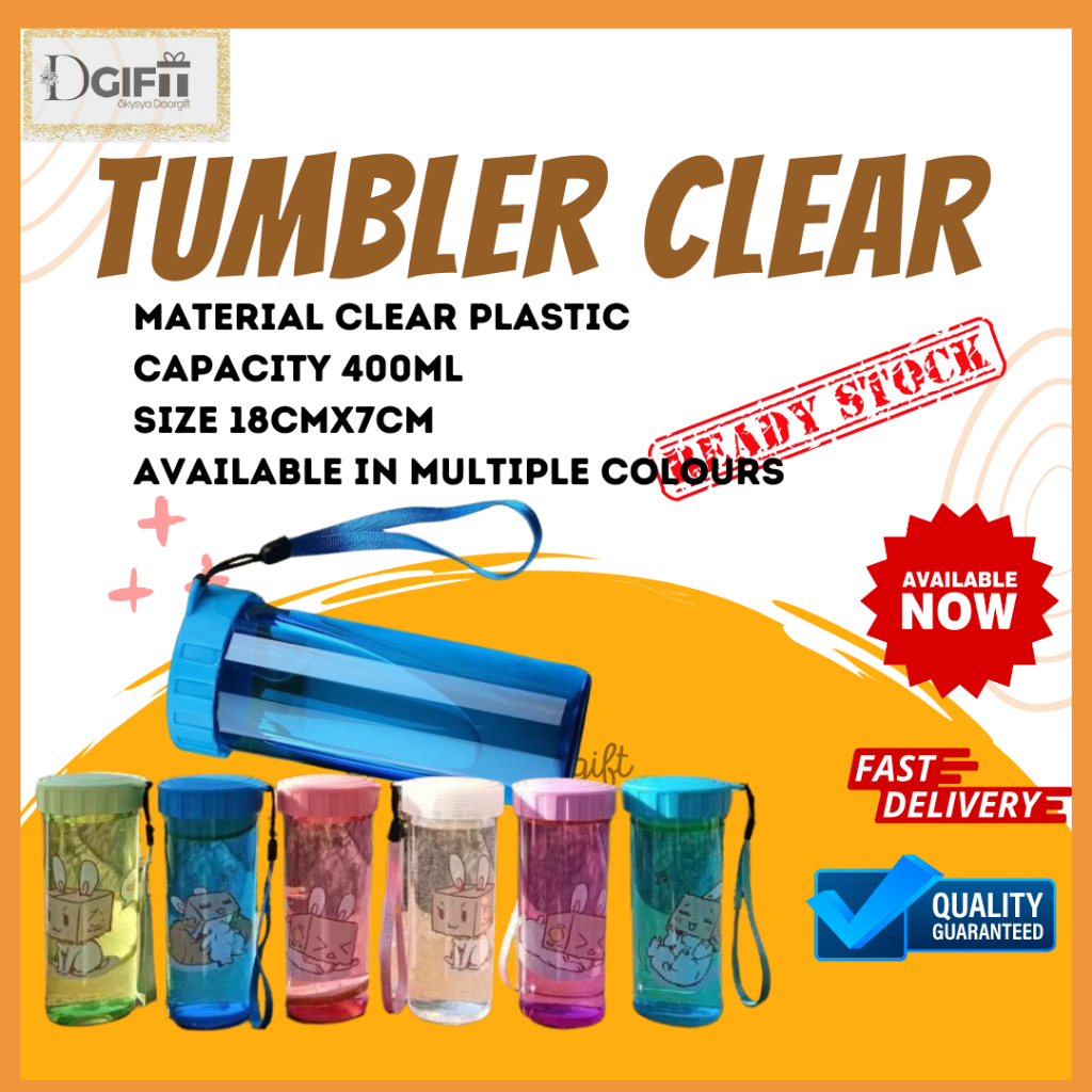 Shaker 400ML TUMBLER FREE Food GRADE Bottle Water Drink Cup Botol Air ...
