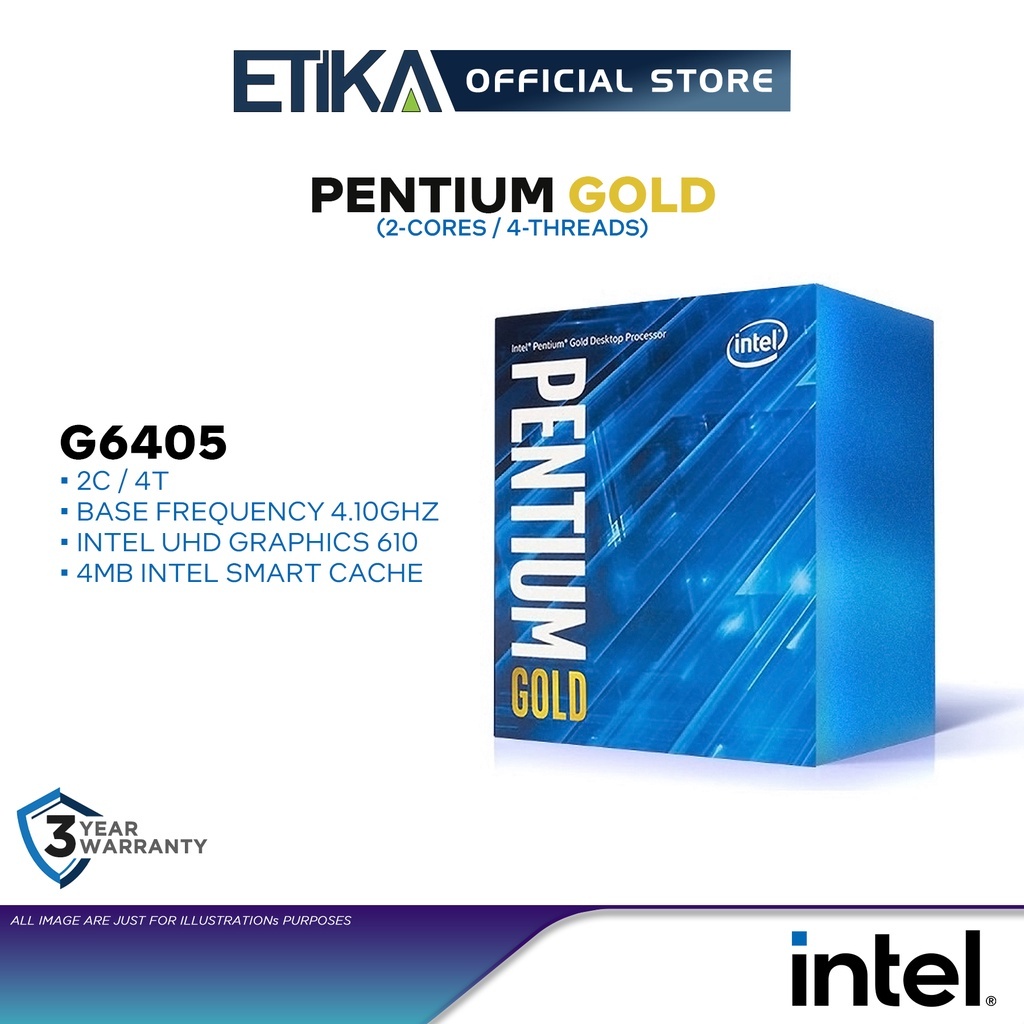 Pentium Gold G6405: Pentium Gold G6405 Fiche Technique – NZHGK