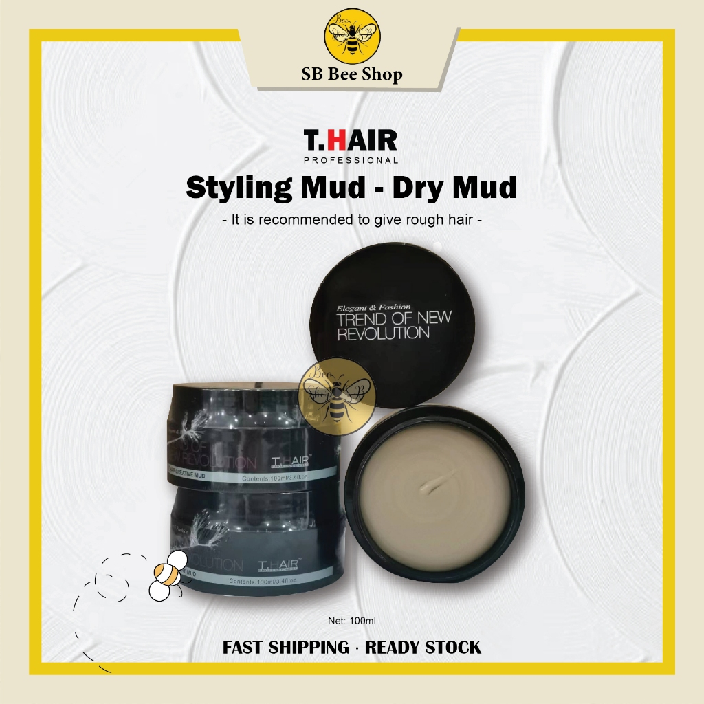 T.Hair Styling Mud/Cool Mud 100ml (New packaging) | Shopee Malaysia