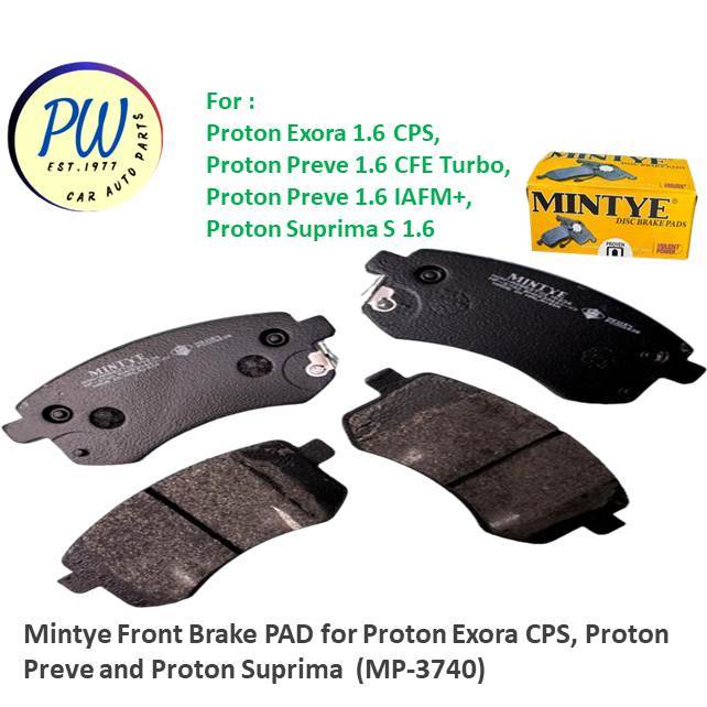 PROTON Exora, Preve, Suprima Front Brake Pad ( MINTYE - MP3740 ...