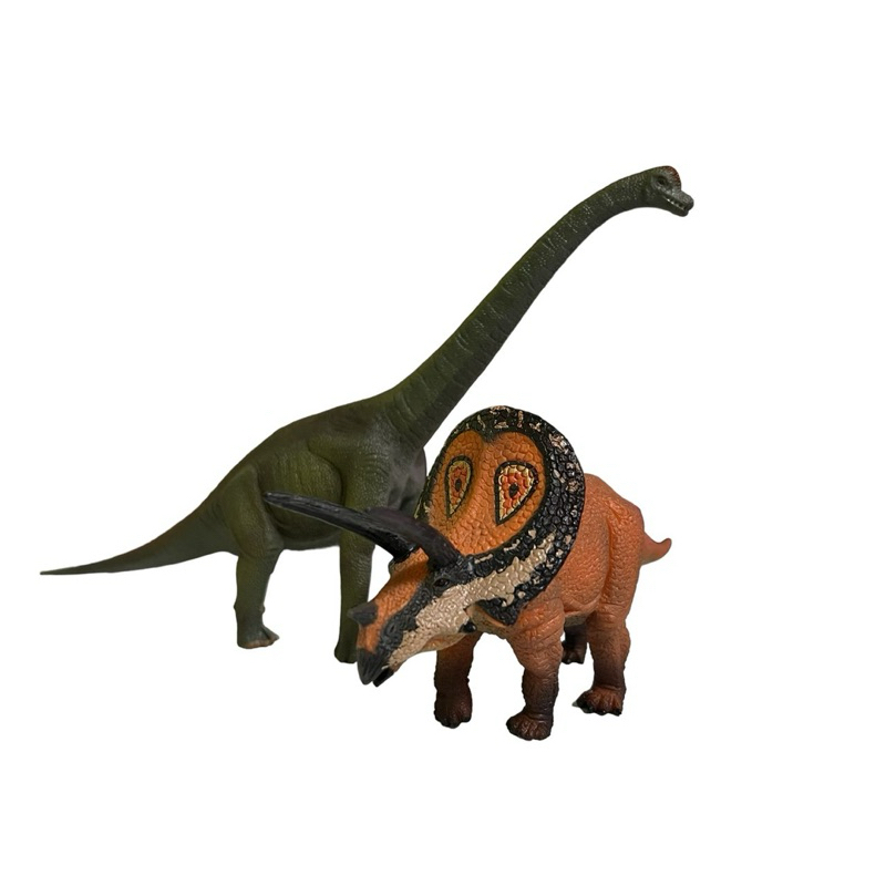 Torosaurus With Brachiosaurus Figurines - Collecta | Shopee Malaysia