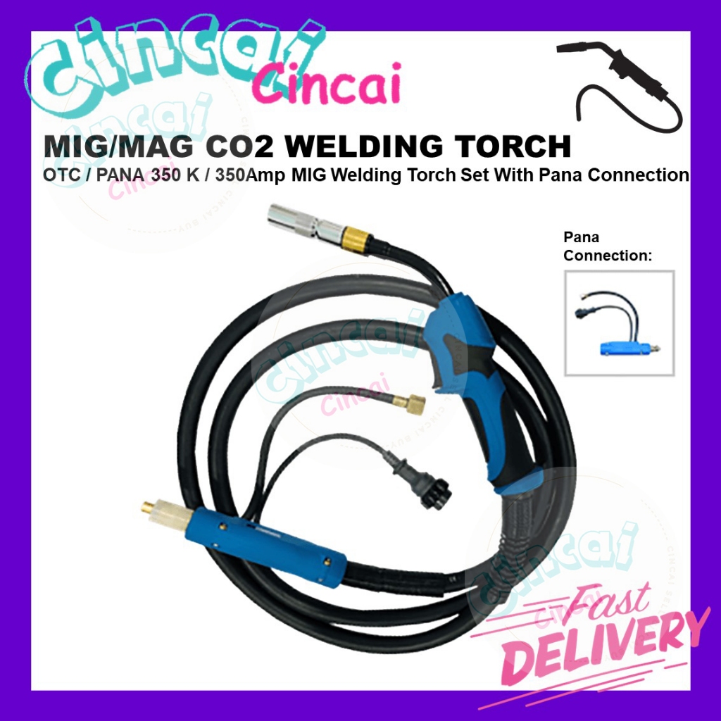 Austweld OTC / PANA 350 K / 350 Amp MIG Welding Torch Set with Pana ...