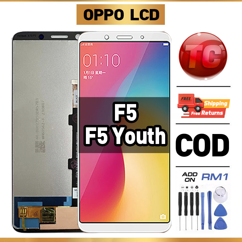 LCD OPPO F5/ F5 Youth Compatible For Original Glass Touch Screen ...