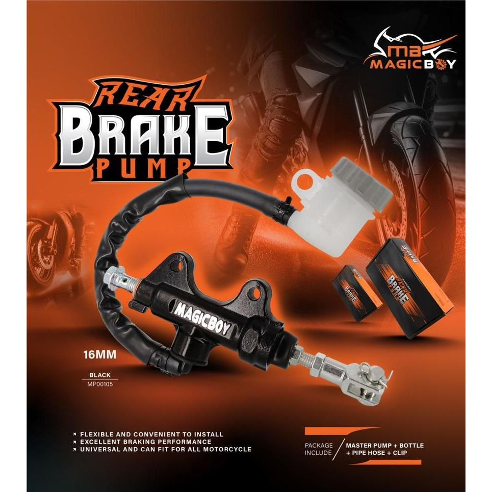 ESPADA REAR MASTER PUMP 16MM PUMP BELAKANG BRAKE MASTER PUMP CALIPER ...
