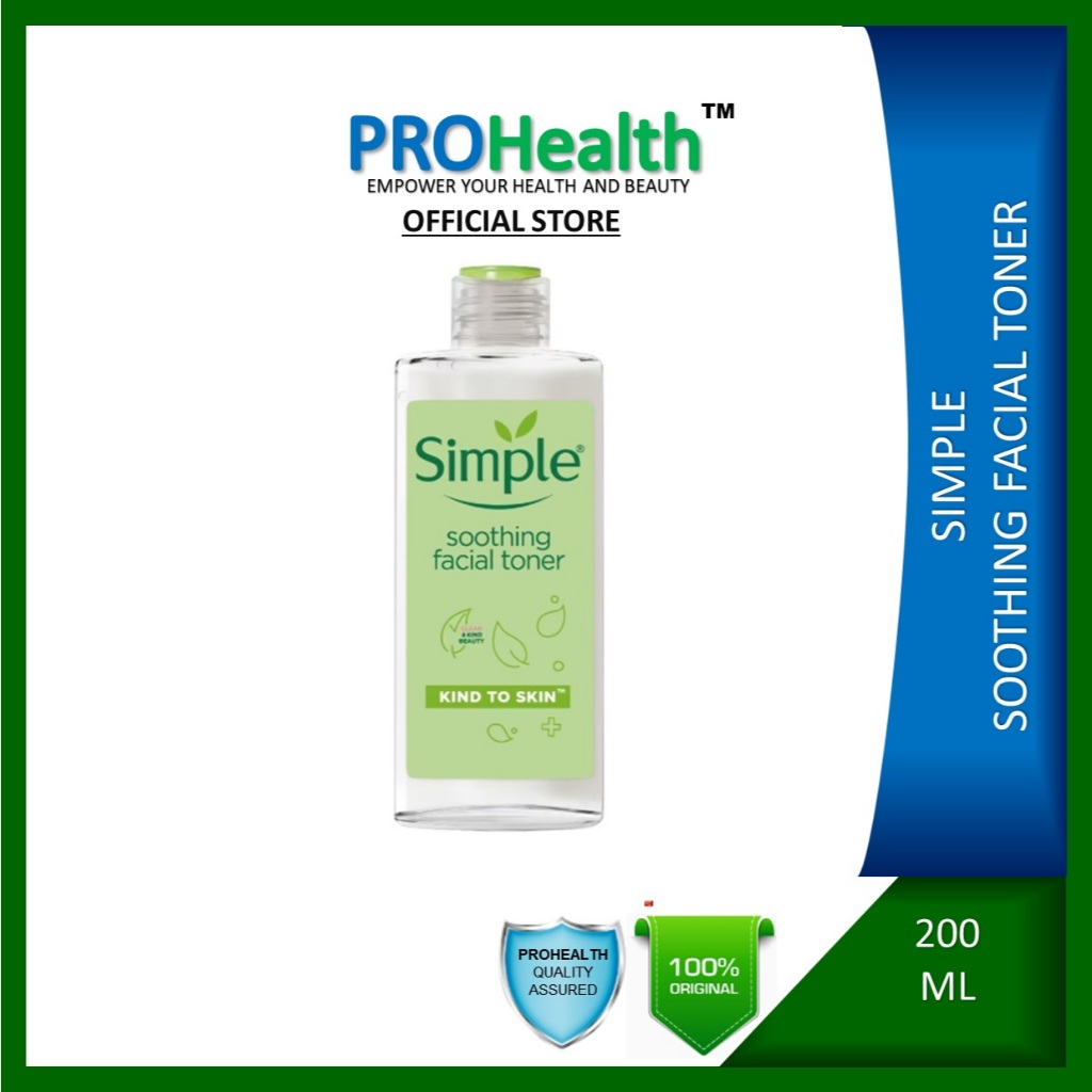 SIMPLE Simple Soothing Facial Toner 200ml Expiry: 04/2026 | Shopee Malaysia