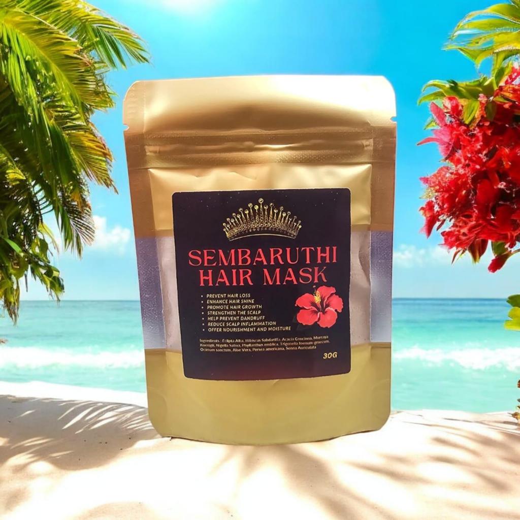 SEMBARUTHI HAIR MASK 30G TRIAL PACK - All in 1 Solution, 11 Herbal Hair ...