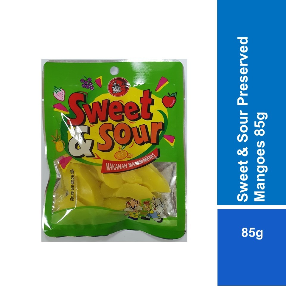 Sweet & Sour Preserved Mangoes 85g | Shopee Malaysia