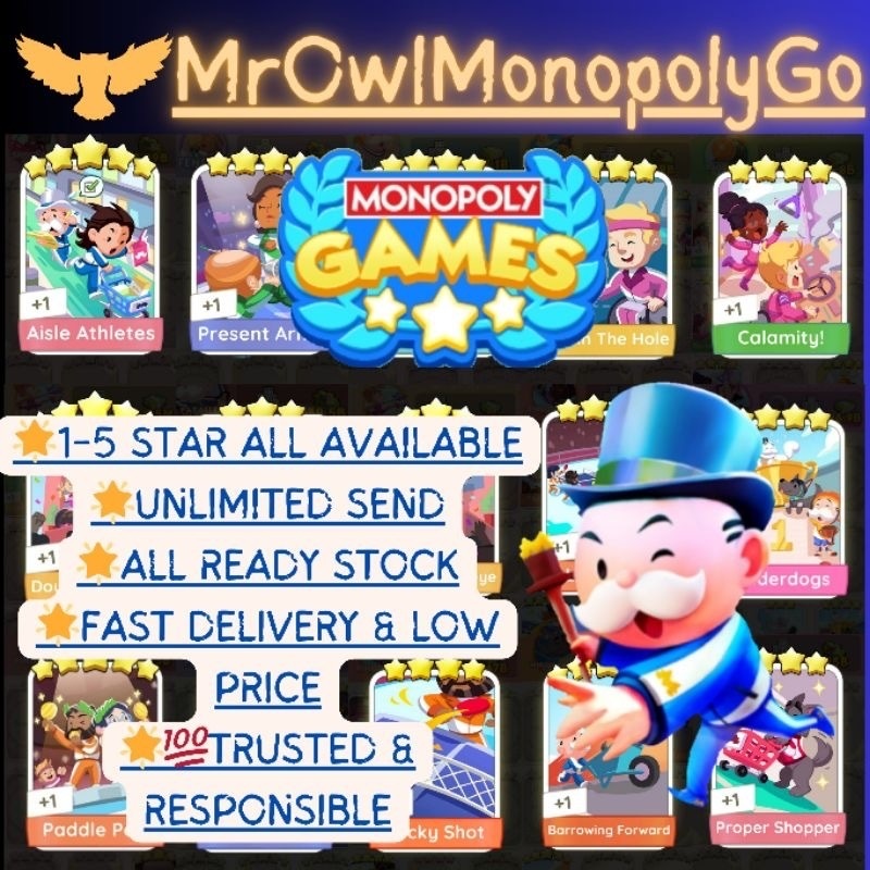 Monopoly Sticker second album sticker-10 | Shopee Malaysia