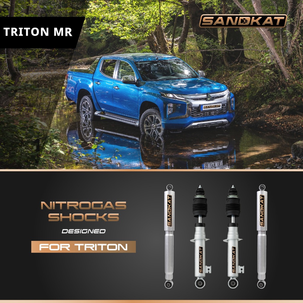 SANDKAT 4WD Mitsubishi Triton MR '19 Nitrogas Type Shock Absorber ...