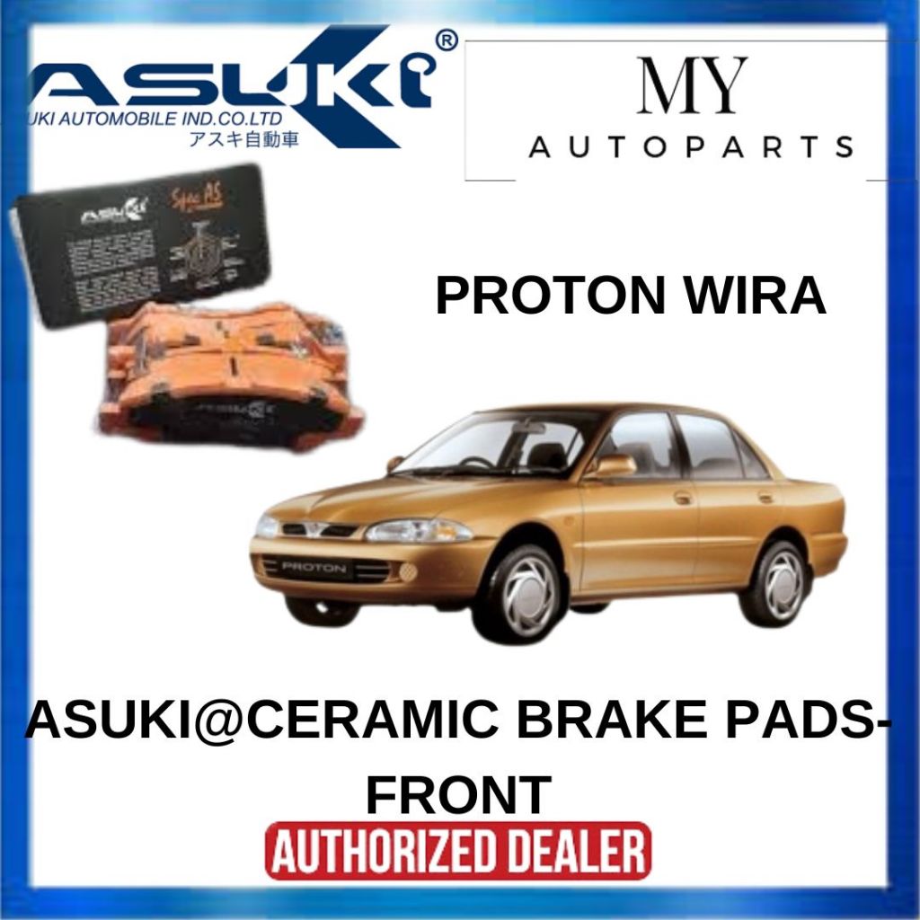 PROTON WIRA - ASUKI *Ceramic* Brake Pad - Depan/Front SET(4PCS ...