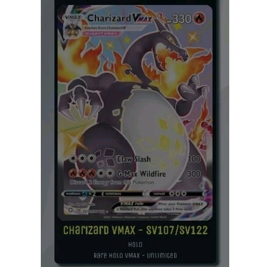 Pokémon card - Charizard VMAX Shining Fates (TCG) | Shopee Malaysia