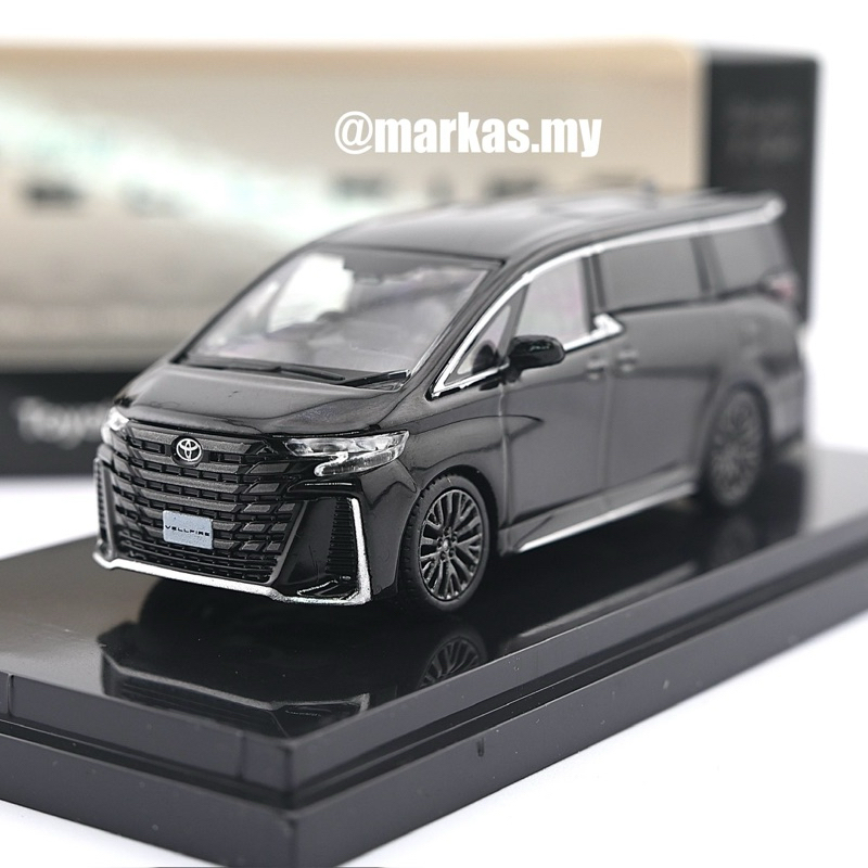 MODEL1 1/64 TOYOTA OFFICIAL LICENSED PRODUCT VELLFIRE BLACK | Shopee ...