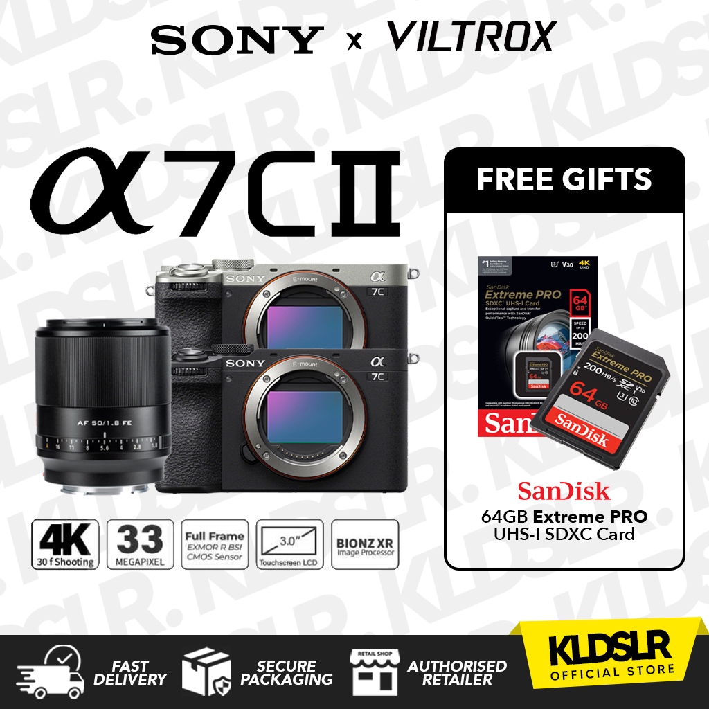 (READY STOCK) Sony a7C II / a7CII / a7C Mark II Mirrorless Camera Body ...