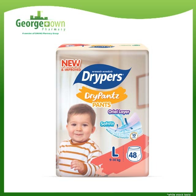 DRYPERS DRYPANTZ (L SIZE) 48S | Shopee Malaysia